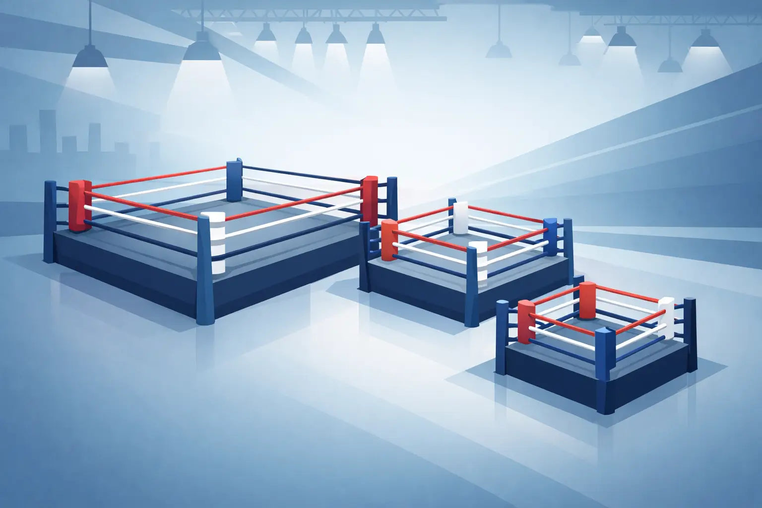 Best Commercial Boxing Ring Sizes - Monster Rings and Cages
