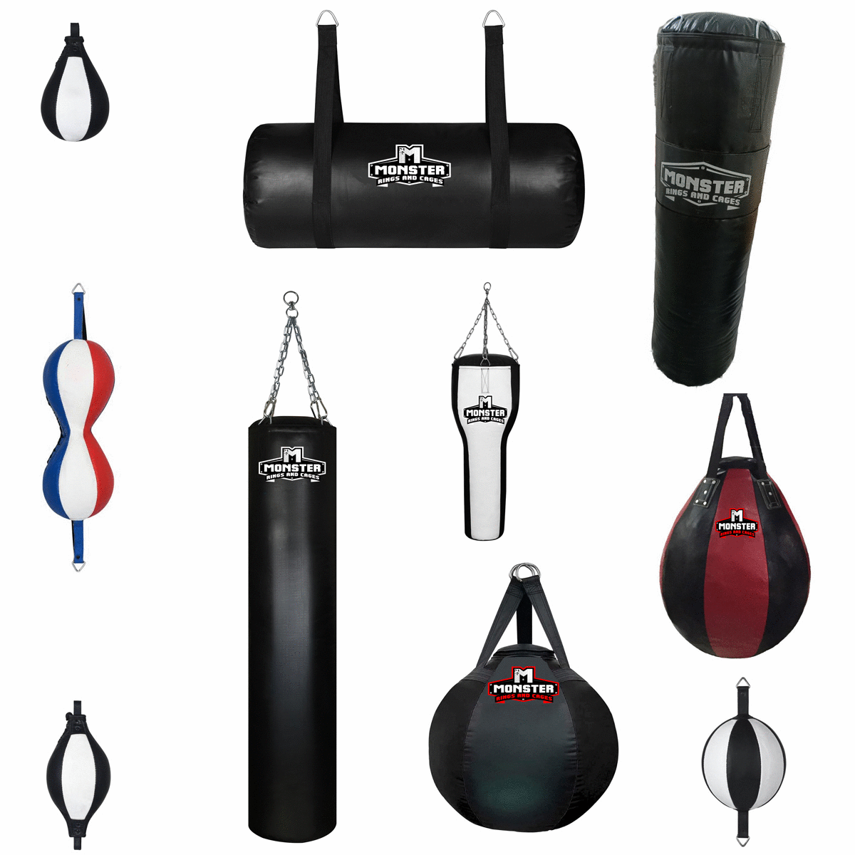 Heavy punching bags - Monster Rings and Cages