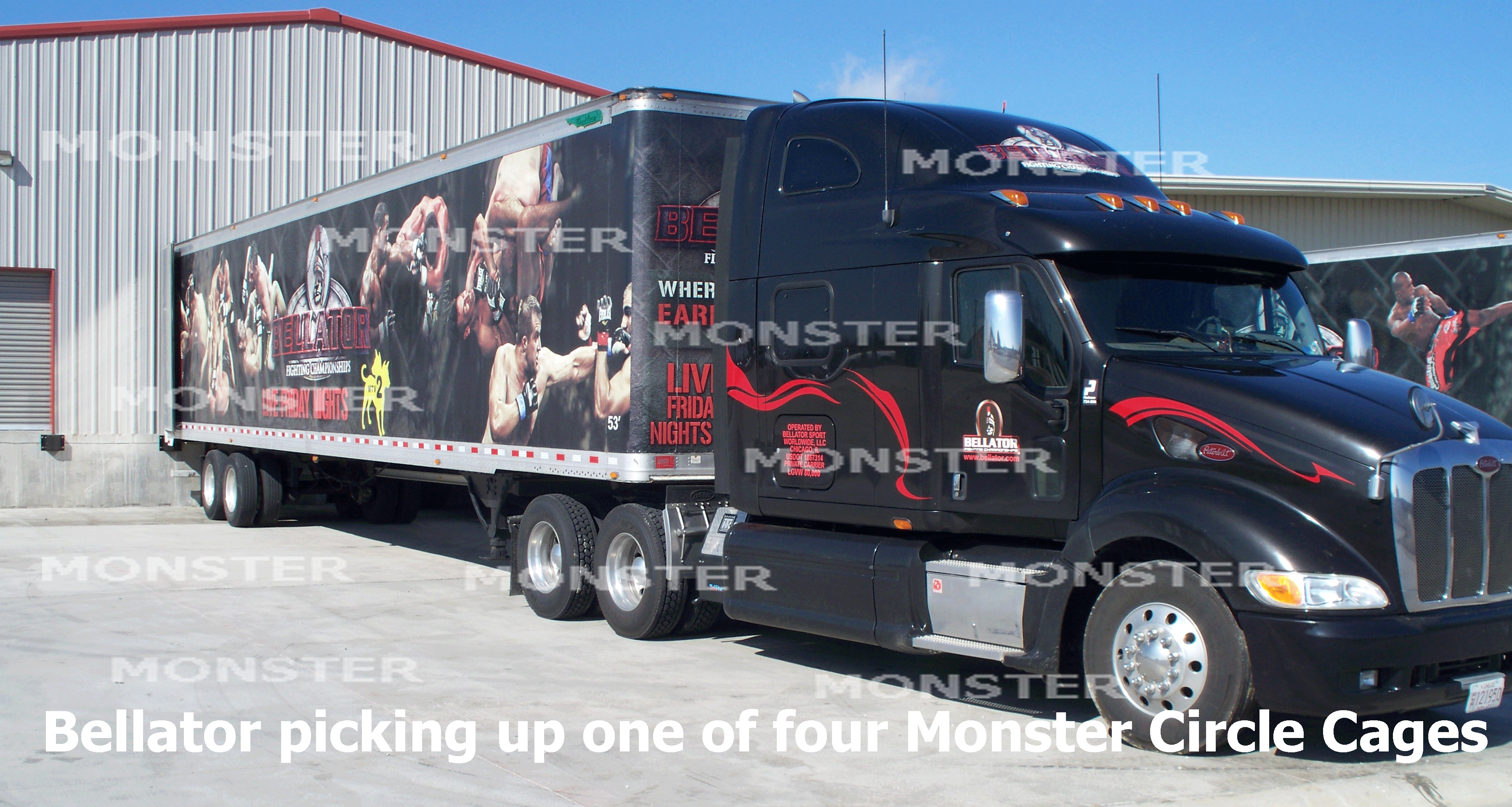 COMPETITION CIRCLE MMA CAGE - Monster Rings and Cages