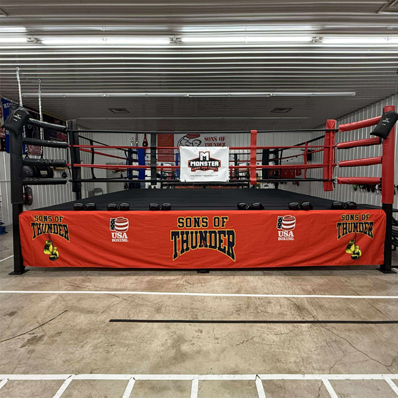 Boxing Rings for competition and gym use - Monster Rings and Cages