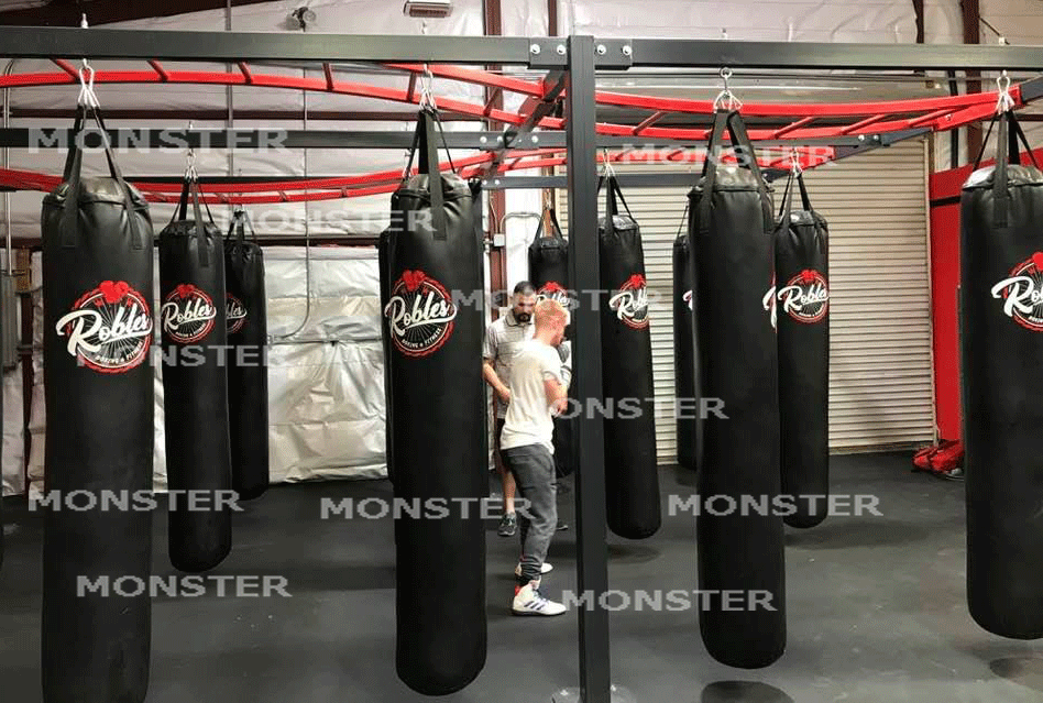 CUSTOM BUILT PUNCHING BAG RACKS - Monster Rings and Cages