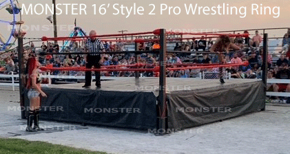 PRO WRESTLING RING Style 2 - Monster Rings and Cages