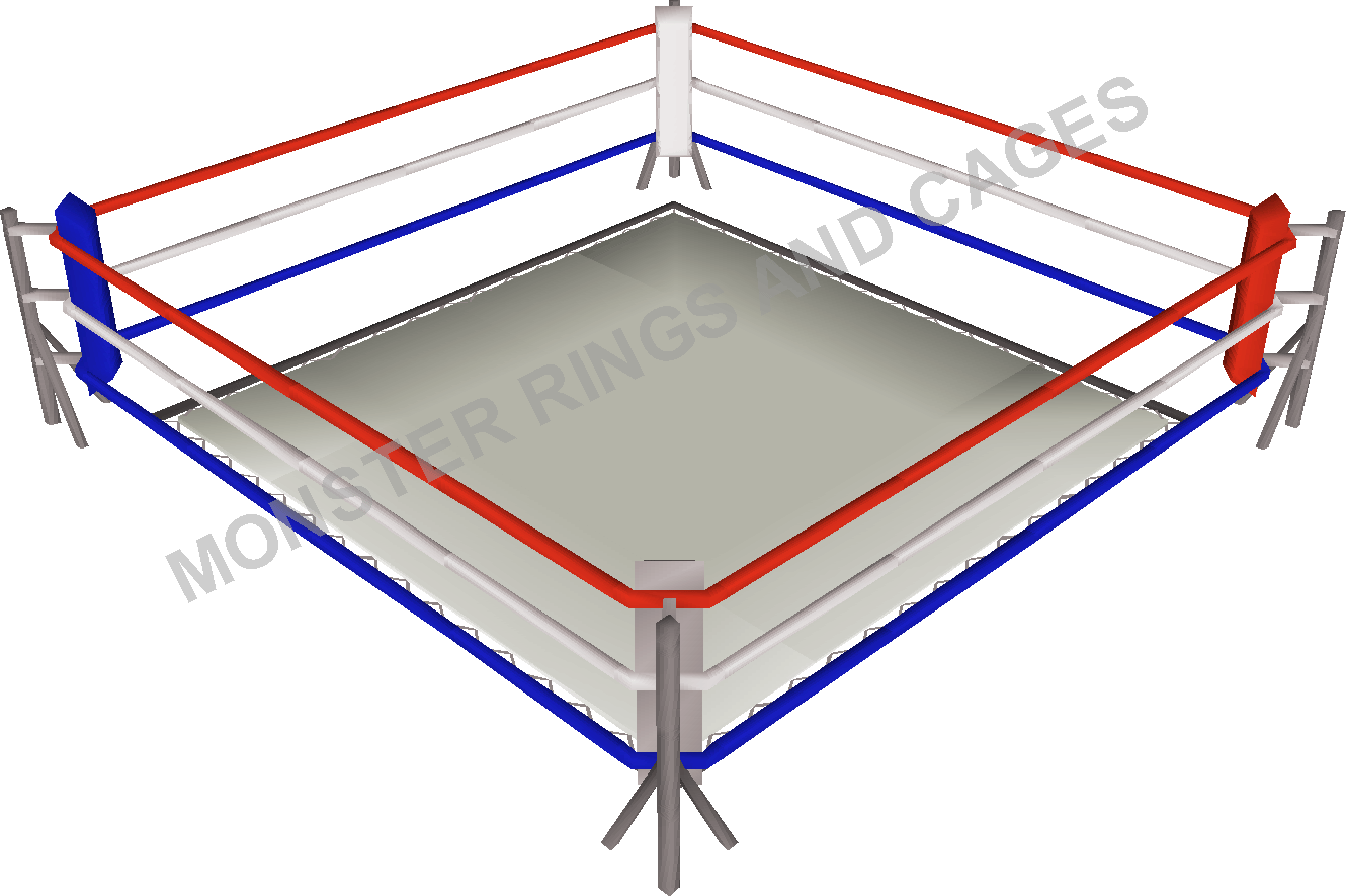 Boxing Rings for competition and gym use - Monster Rings and Cages
