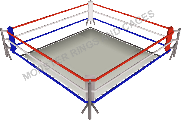 Boxing Rings for competition and gym use - Monster Rings and Cages
