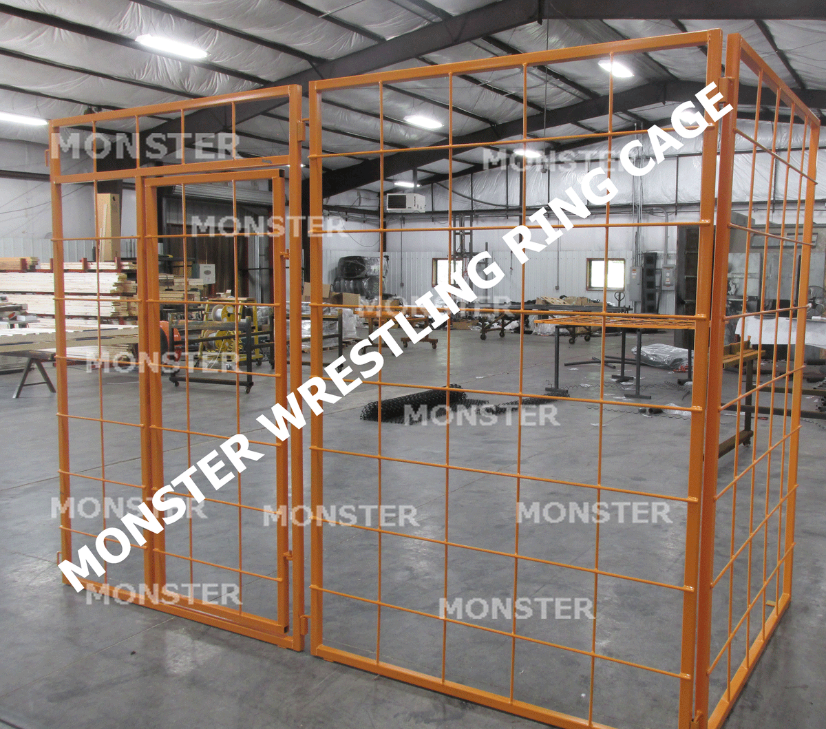WRESTLING RING STEEL CAGE - Monster Rings and Cages