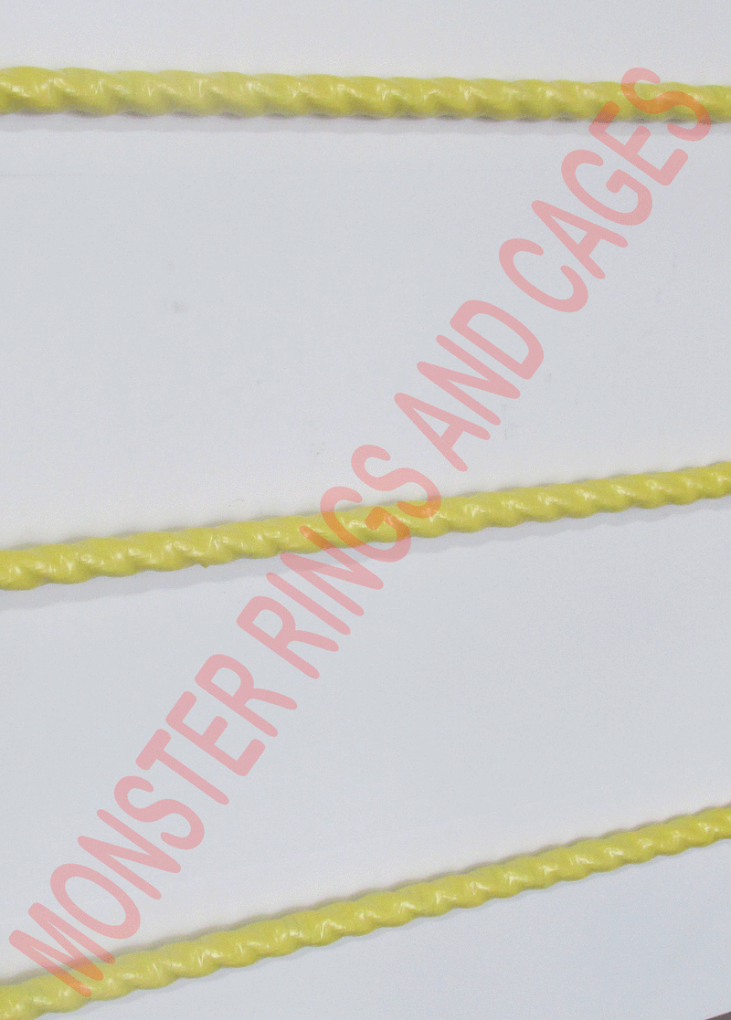 WRESTLING RING ROPE Real Rope - 16' / red - Monster Rings and Cages